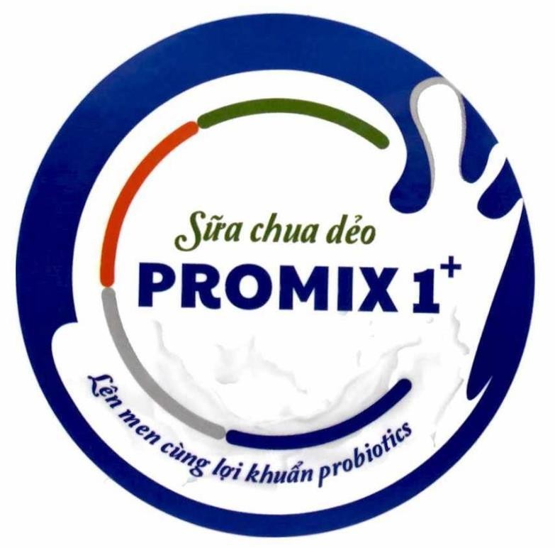 Đơn đăng ký nhãn hiệu "Sữa chua dẻo PROMIX 1+ Lên men cùng lợi khuẩn probiotics" số 4-2025-02123 ...