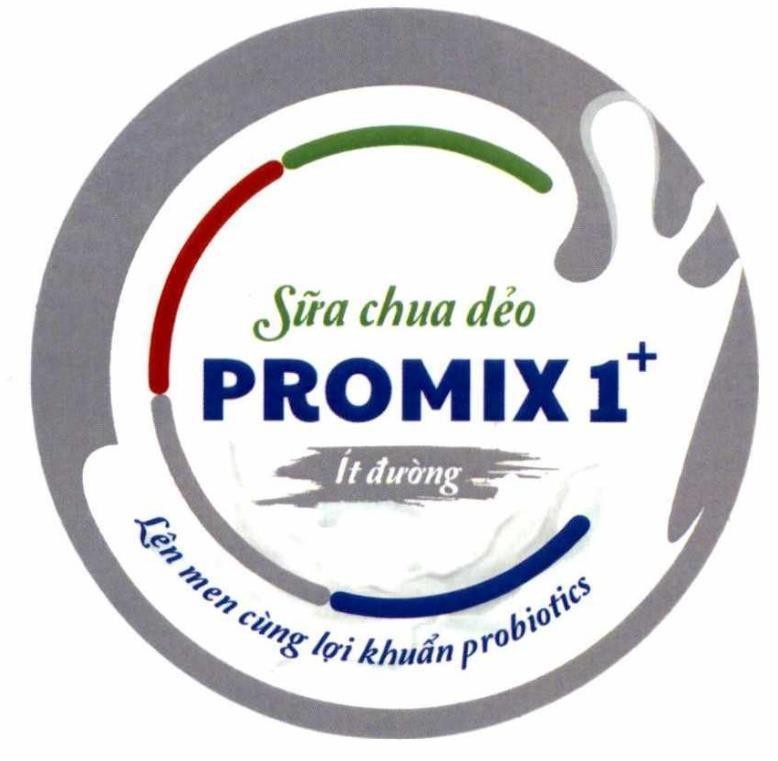 "Sữa chua dẻo PROMIX 1+ Ít đường Lên men cùng lợi khuẩn probiotics ...