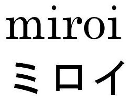 "miroi [miroi]" Trademark application no 4-2025-09287 of VALTE (SUZHOU ...
